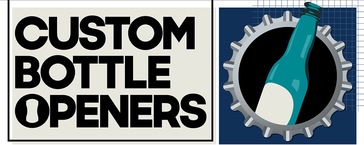 Custom Standard Bottle Opener | Design Your Own Bar Blade
